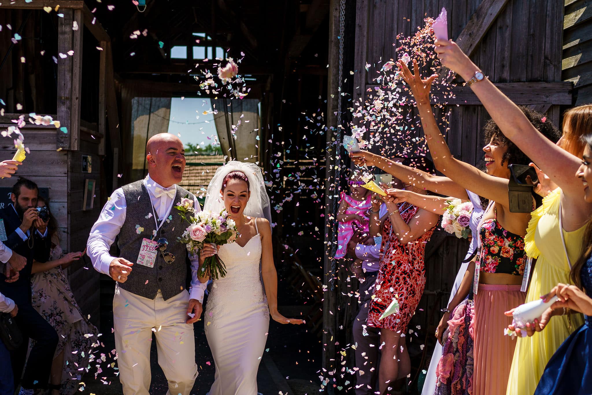 Tamsin & Terry's Epic Wedding at The Barns at Lodge Farm - Alex ...